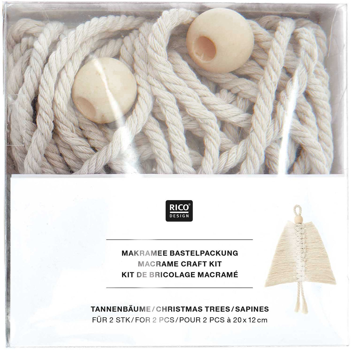 Kit macrame - Fir trees – Atelier Moondust