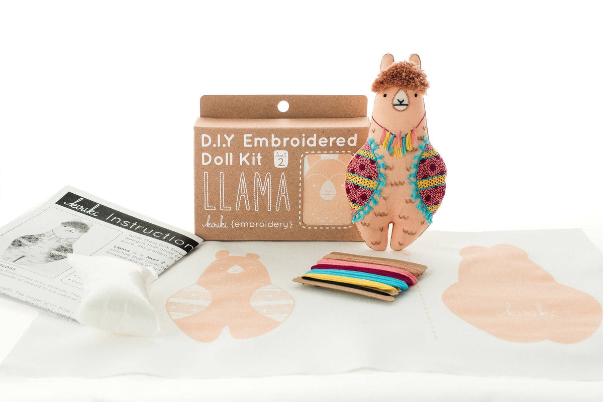 Lama - Kit de broderie – Atelier Moondust