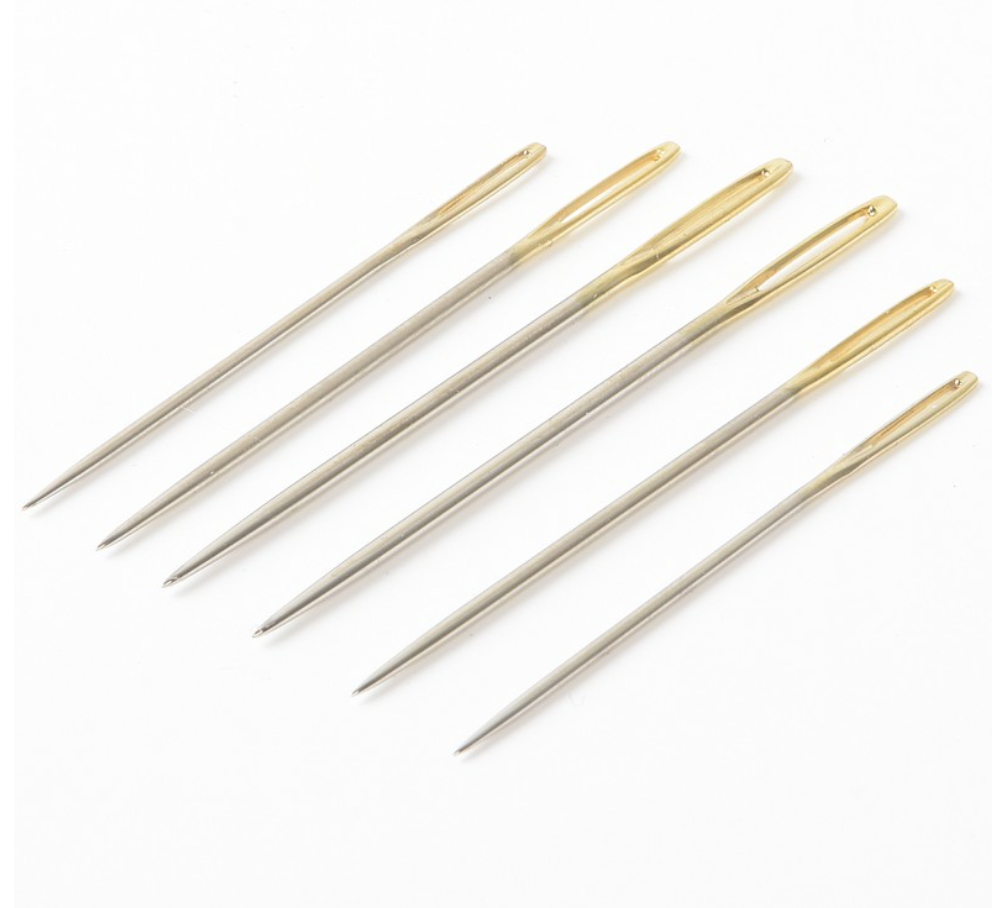 Ribbon and wool needles – Atelier Moondust